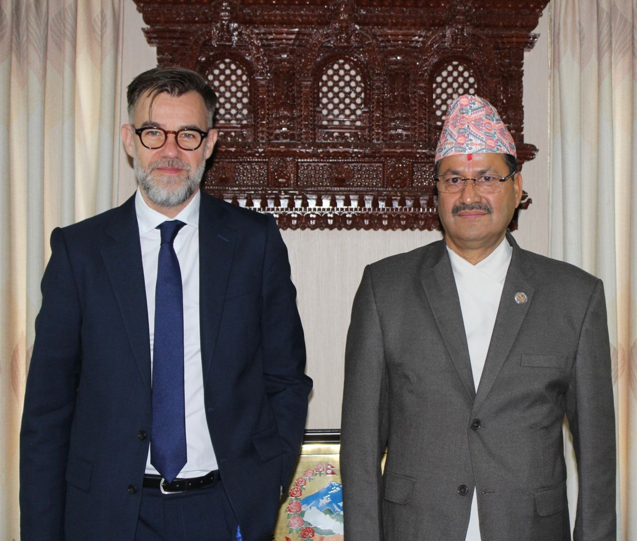 Working Visit of Minister Franz Fayot to Nepal - Embassy of Luxembourg ...
